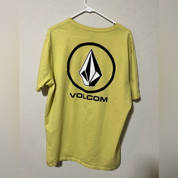 Volcom | Shirts | Volcom Stones T Shirt Yellow | Poshmark